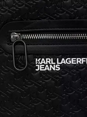 Karl Lagerfeld Embossed Messenger Bag