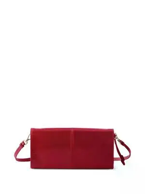 Prada Logo-plaque Leather Bag - Red
