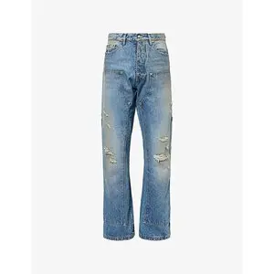 TRAPSTAR REDLINE Redline Distressed Denim Jeans