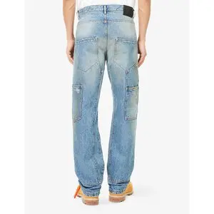 TRAPSTAR REDLINE Redline Distressed Denim Jeans