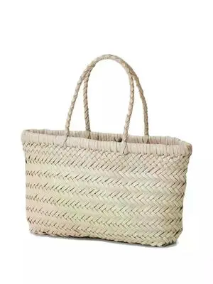 Dragon Diffusion Braided Handle Woven Tote Bag