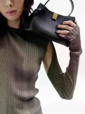 Yuzefi Mini Gyoza Tote Bag - Black