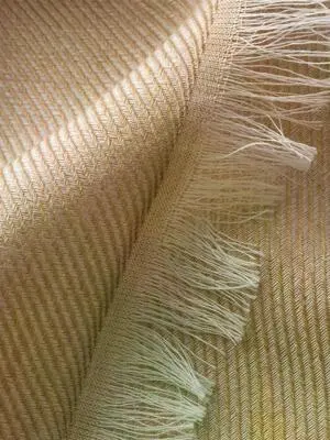 Prada Jacquard Fringed Scarf - Neutrals
