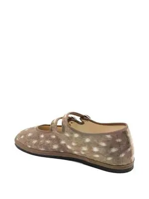 GONDOLINA Deer-print Ballet Flats