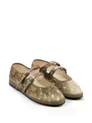 GONDOLINA Deer-print Ballet Flats