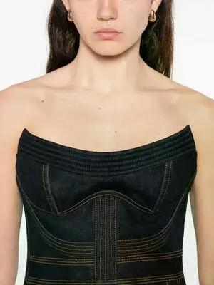 Zimmermann Corded Denim Corset