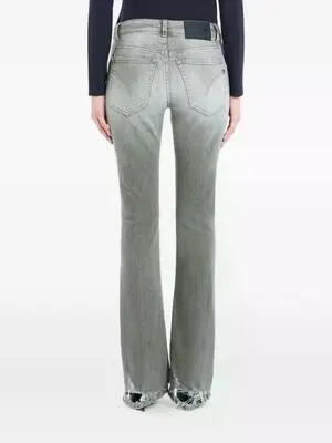 DONDUP Frayed Hem Jeans - Grey