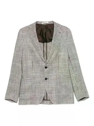 Tagliatore Checked-pattern Blazer - Neutrals