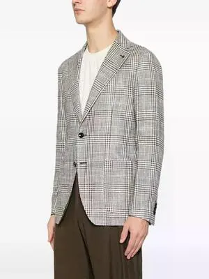 Tagliatore Checked-pattern Blazer - Neutrals