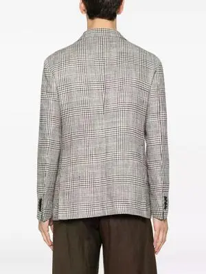 Tagliatore Checked-pattern Blazer - Neutrals