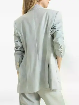 Eleventy Double-breasted Jacket - Blue