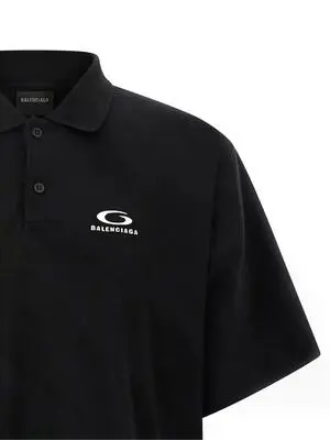 Balenciaga Logo-detail Polo Shirt