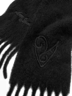 Acne Studios Fringe Scarf - Black