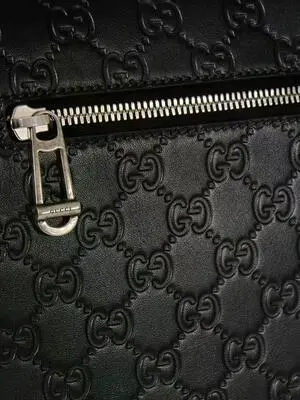 Gucci Gg Emblem Messenger Bag