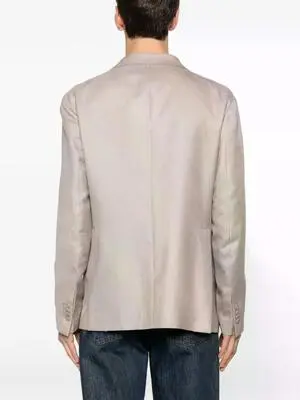 Tagliatore Logo-detail Blazer - Neutrals