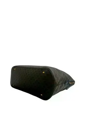 Celine 1998 Macadam Coated Canvas Dome Handbag