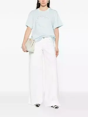 Stella McCartney Logo Embroidered Boyfriend T-shirt