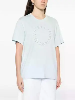 Stella McCartney Logo Embroidered Boyfriend T-shirt