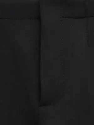 Jacquemus Mid-rise Wool Curved Leg Trousers