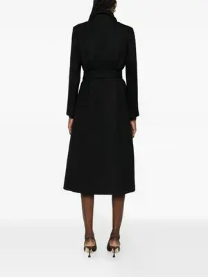 Valentino Garavani Logo-detail Single-breasted Coat