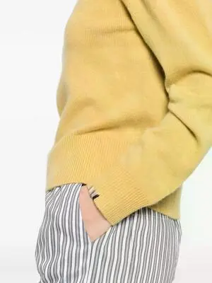 Extreme Cashmere Nº430 Jeanne Crew-neck Sweater - Yellow