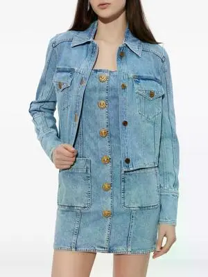 Balmain Buttoned Denim Jacket