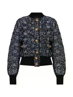 Balmain Buttoned Tweed Jacket