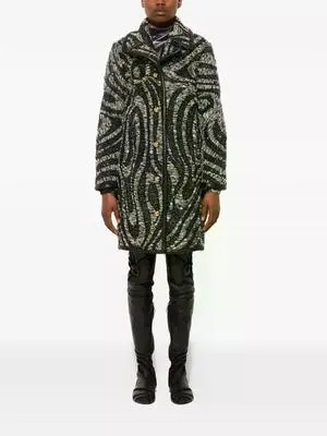 Emilio Pucci Tweed Patterned Coat