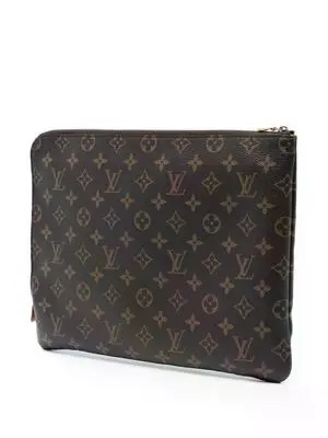 LOUIS VUITTON 2018 Monogram Etui Voyage Mm Clutch - Brown