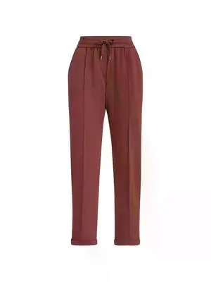 Brunello Cucinelli Drawstring Track Pants - Red
