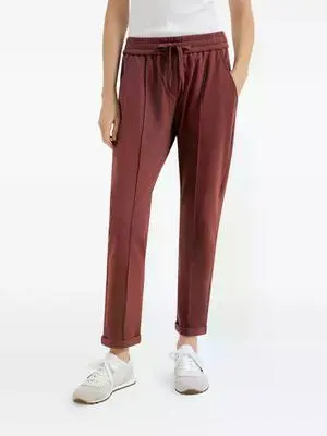 Brunello Cucinelli Drawstring Track Pants - Red