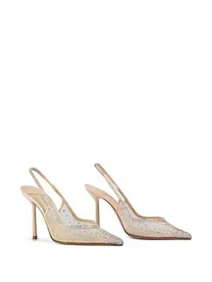 LE SILLA Nicole Slingback Heeled Pumps - Neutrals