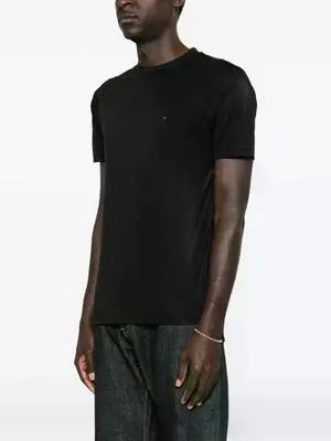 Emporio Armani Logo-detail T-shirt - Black