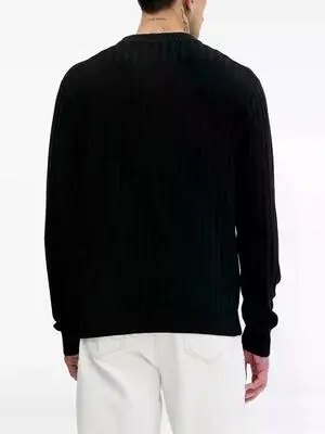 Karl Lagerfeld Ribbed Logo-patch Sweater