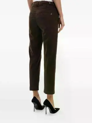 DONDUP Corduroy-effect Straight-leg Trousers