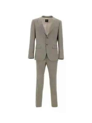 BOSS Micro-pattern Suit - Neutrals