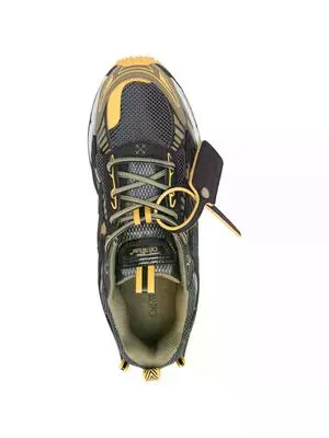 Off-White Be Right Back" Arrow Motif Lace-up Sneakers - Black