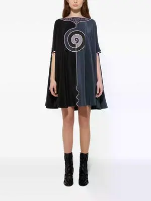 Emilio Pucci Astro-print Cape Mini Dress