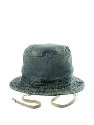 Rick Owens Denim Bucket Hat - Blue