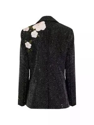 Alice + Olivia Macey Embroidered Blazer