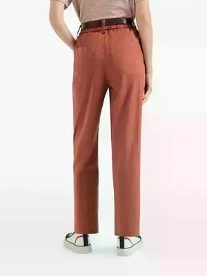 Brunello Cucinelli Five-pocket Trousers With Monili Decoration - Orange