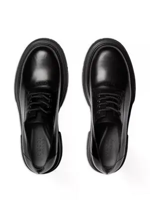 Gucci Lace-up Leather Derby Shoes