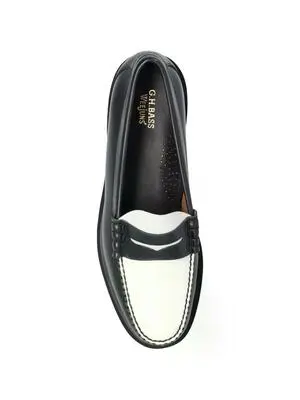 G.H.BASS Weejuns Step Larson Penny Loafers - Black