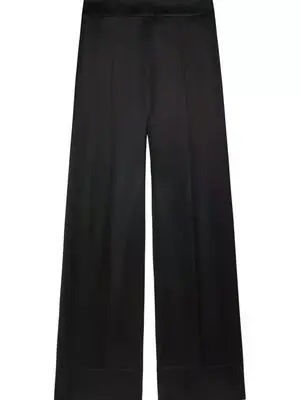 JOSEPH Dijon Palazzo Pants With Back Slit Pockets
