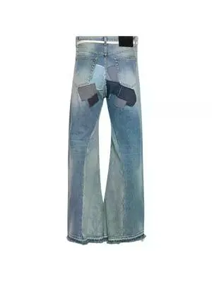 RRR123 Patchwork Distressed Jeans