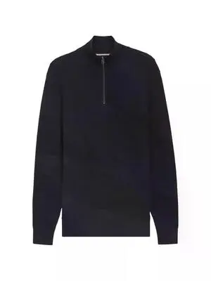 Men's Textured Half-Zip Sweaters