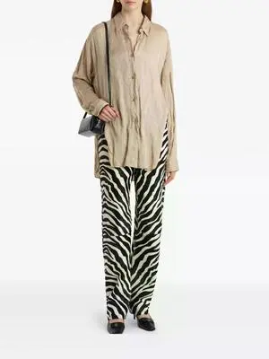 Khaite Goya Button-down Shirt - Neutrals