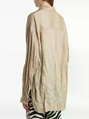 Khaite Goya Button-down Shirt - Neutrals