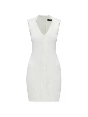 Balmain V Neck Cocktail Dresses