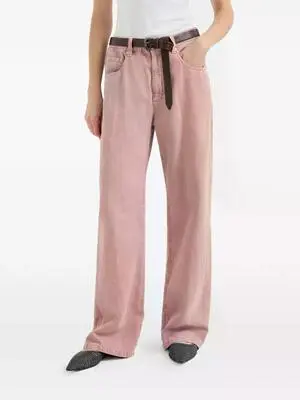 Brunello Cucinelli Garment-dyed Monili Trousers